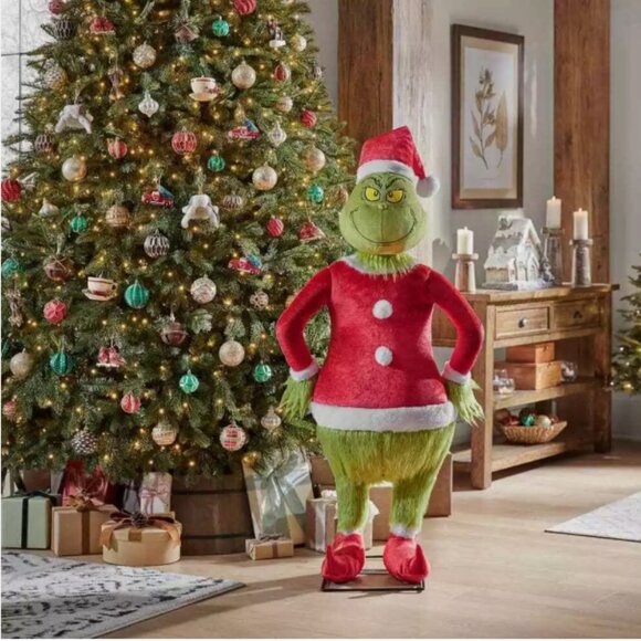 Gemmy | Holiday | 4 Ft Animated Grinch Christmas Prop Speaks Grinch ...